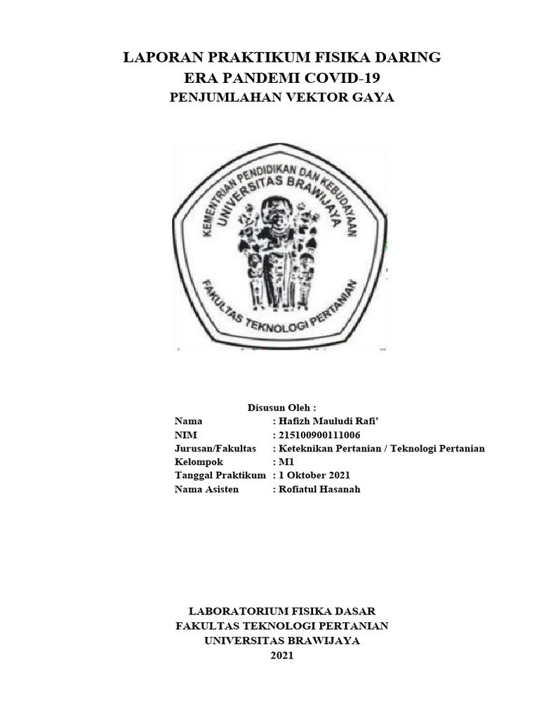 Laporan Praktikum Fisika Daring | PDF
