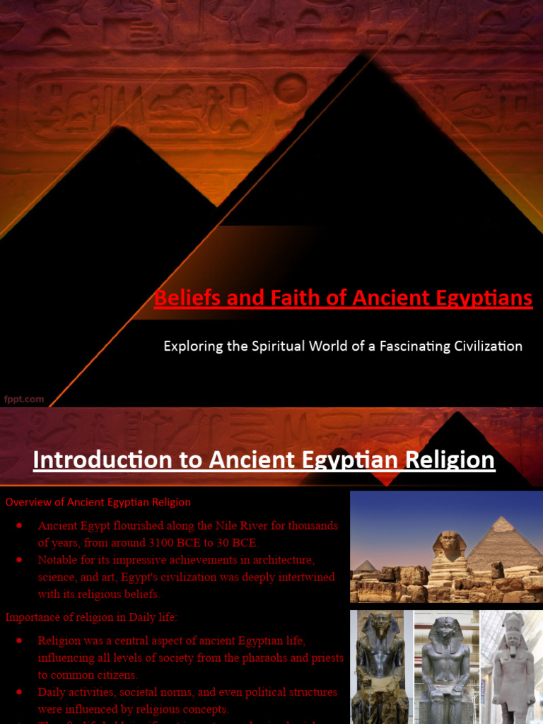English - Project Nikhil&Piyush (Beliefs and Faith of Ancient Egyptians ...