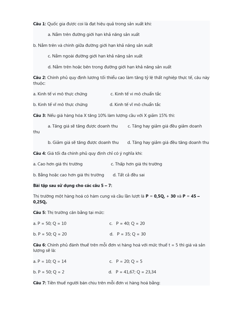 đề ôn KTVM 3 | PDF