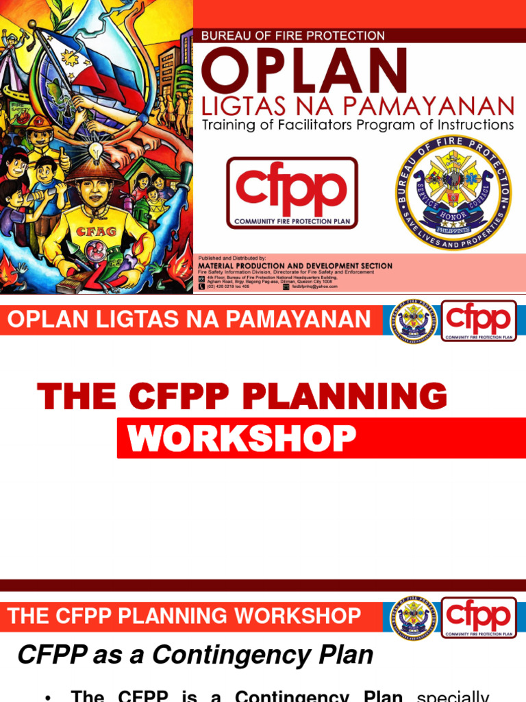 CFPP Planning Workshop for Fire Safety | PDF | Fire Safety | Surveying