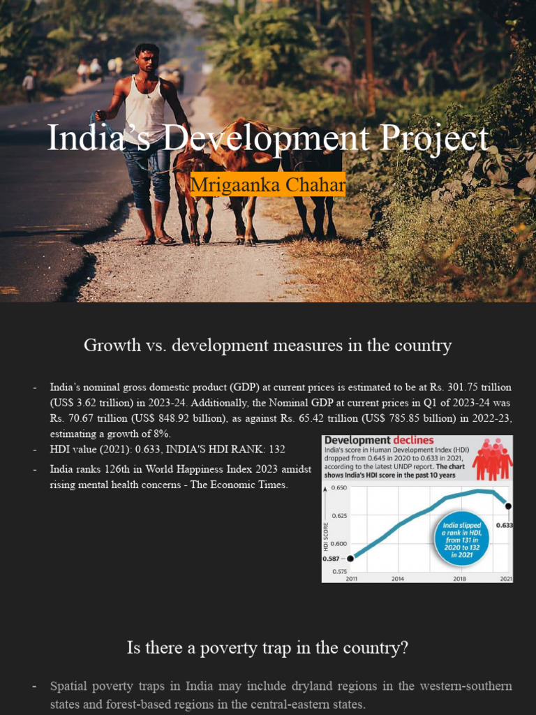 India’s Economic Growth and Development Insights | PDF | Aids | Poverty