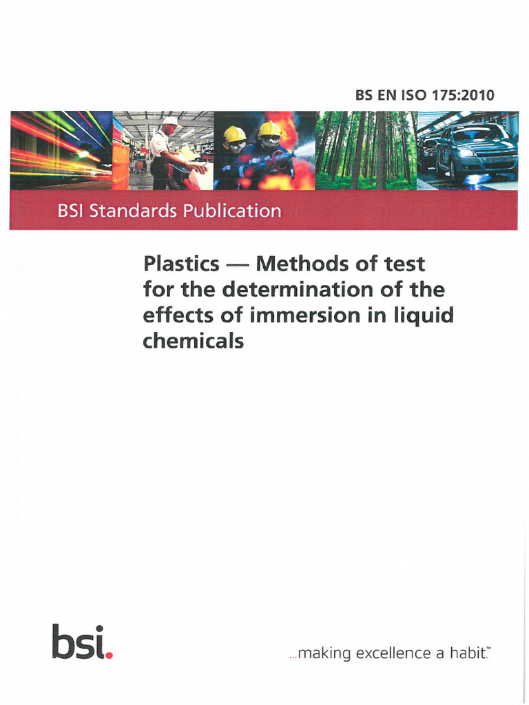 BS en Iso 175 2010 | PDF