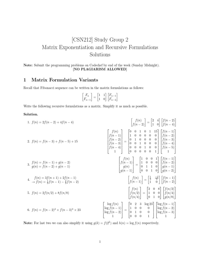 Tutorial 2 Solutions | PDF | Computational Science | Applied Mathematics