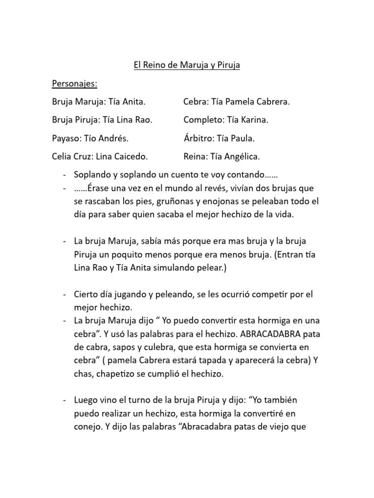 El Reino de Maruja y Piruja | PDF