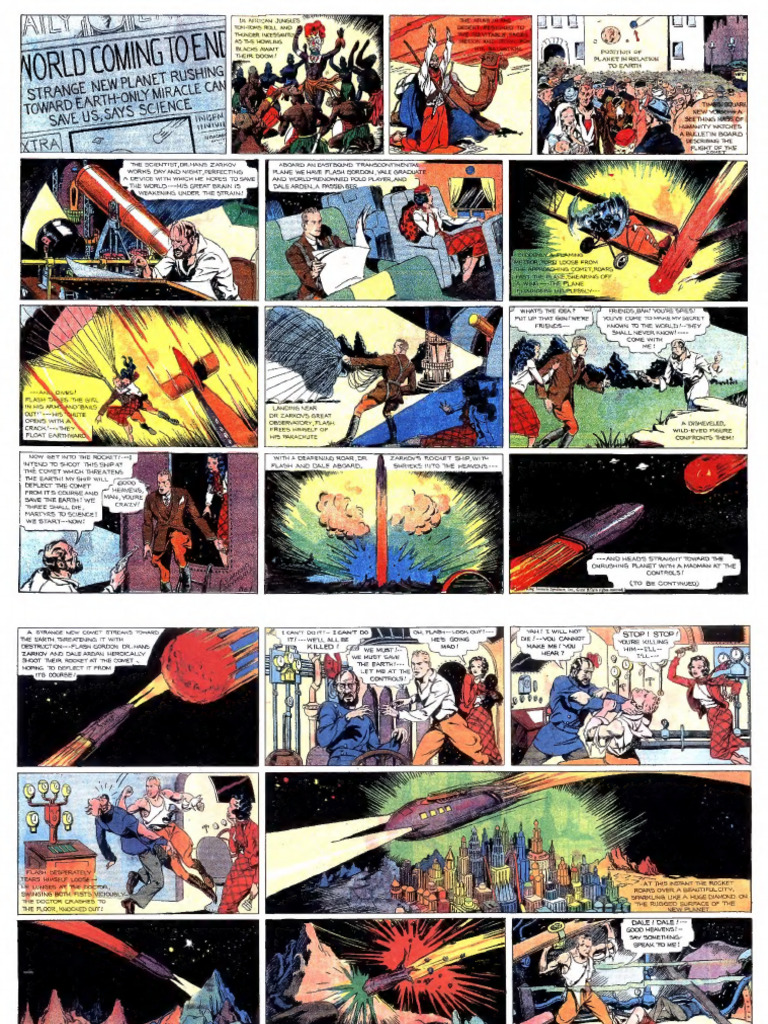 Flash Gordon S001 - On Mongo (07 Jan 1934 - 08 Apr 1934) | PDF | Comics ...
