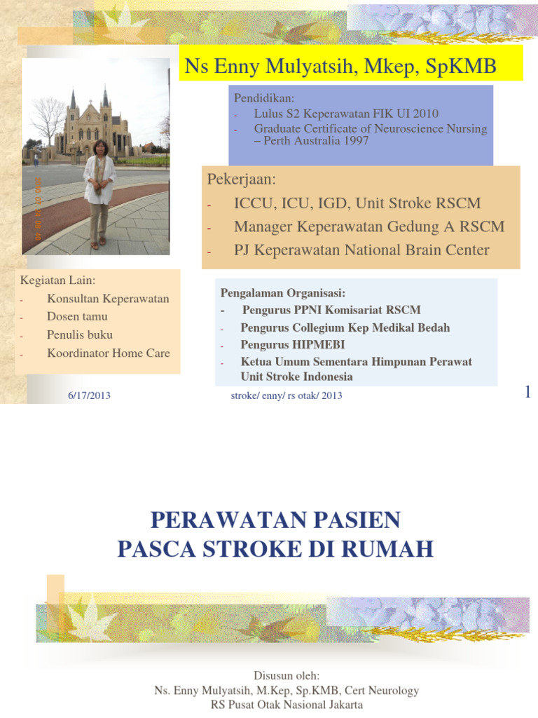 Penatalaksanaan Pasien Stroke di Rumah | PDF