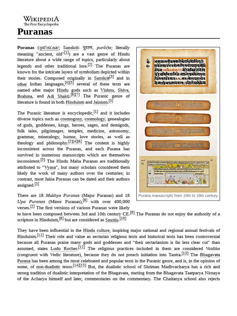 Puran As | Download Free PDF | Puranas | Vishnu