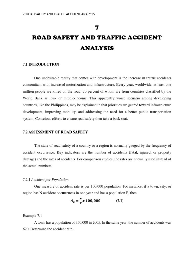 Transportation Safety - Fundamentals of Traffic Engineering - Ricardo G ...