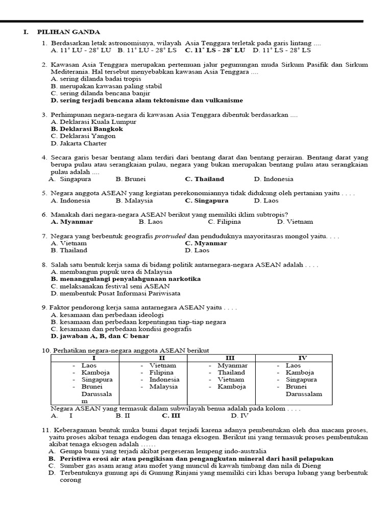 Soal PAS IPS Kelas 8 | PDF