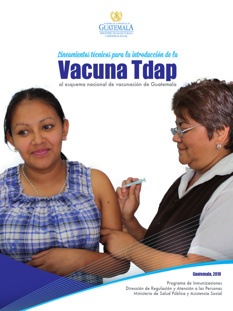 Lineamientos Vacuna Tdap | PDF | Vacunación | Salud pública