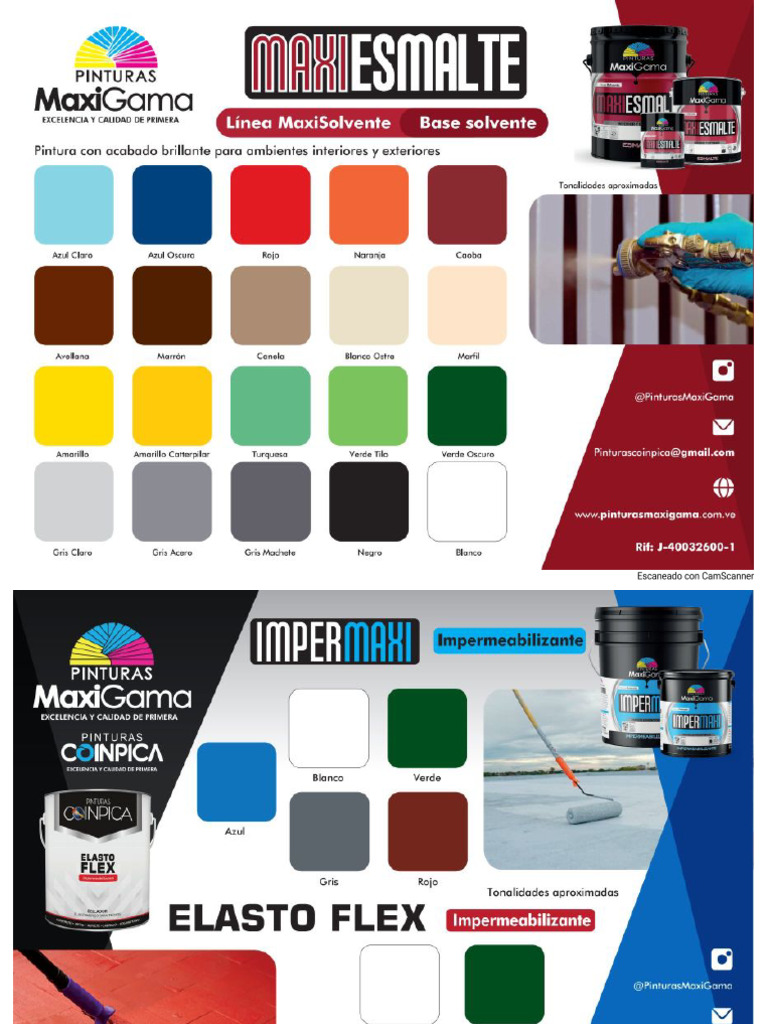 Cartas de Colores MaxiGama | PDF