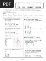 Sum and Product of Roots Worksheet 1 | PDF | Quadratic Equation ...