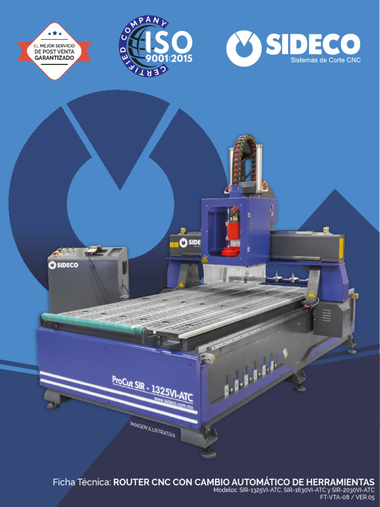 FT-VTA-08 VER.05 Ficha Técnica Router VI ATC | PDF