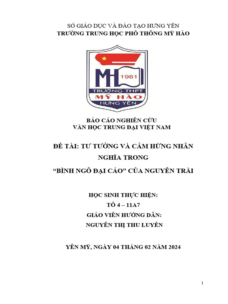 Bình Ngô Đ I Cáo | PDF