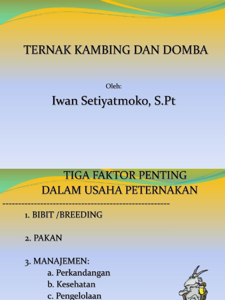 budidaya ternak ruminansia | PDF