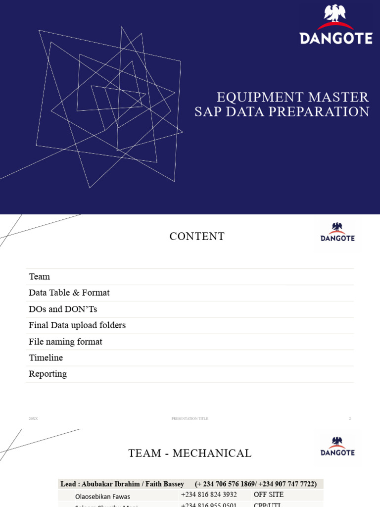 Equipment Master Data | PDF | Energy Technology | Gas Technologies