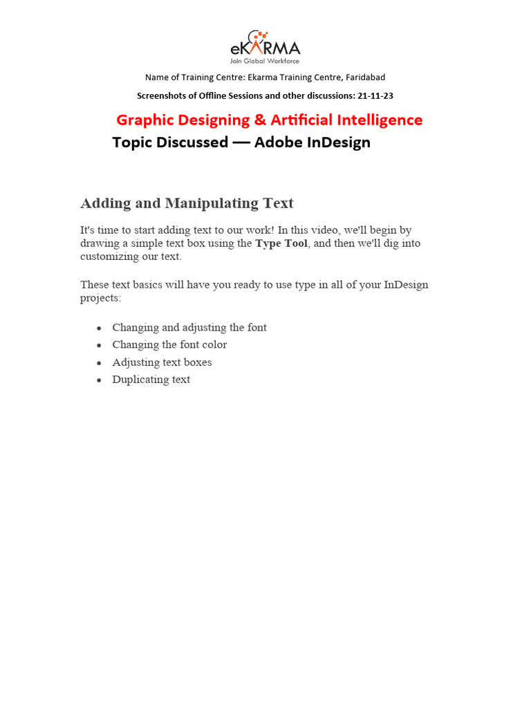 Graphic Designing & Artificial Intelligence: Topic Discussed - Adobe ...