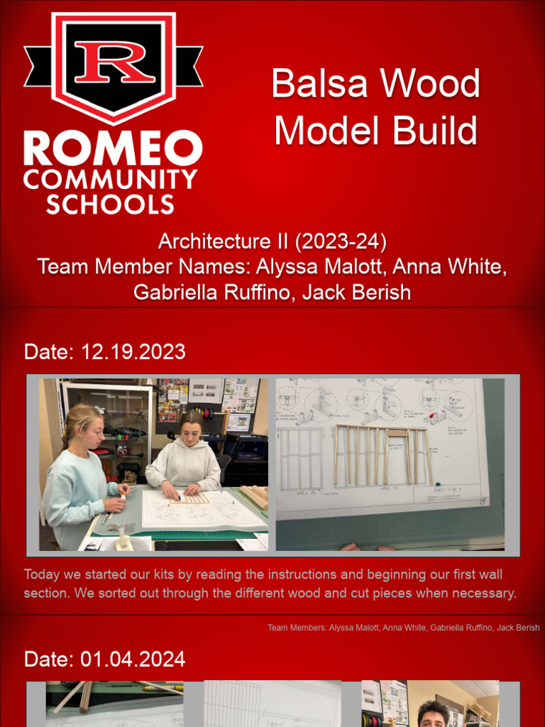 reduced sized balsa wood build | PDF