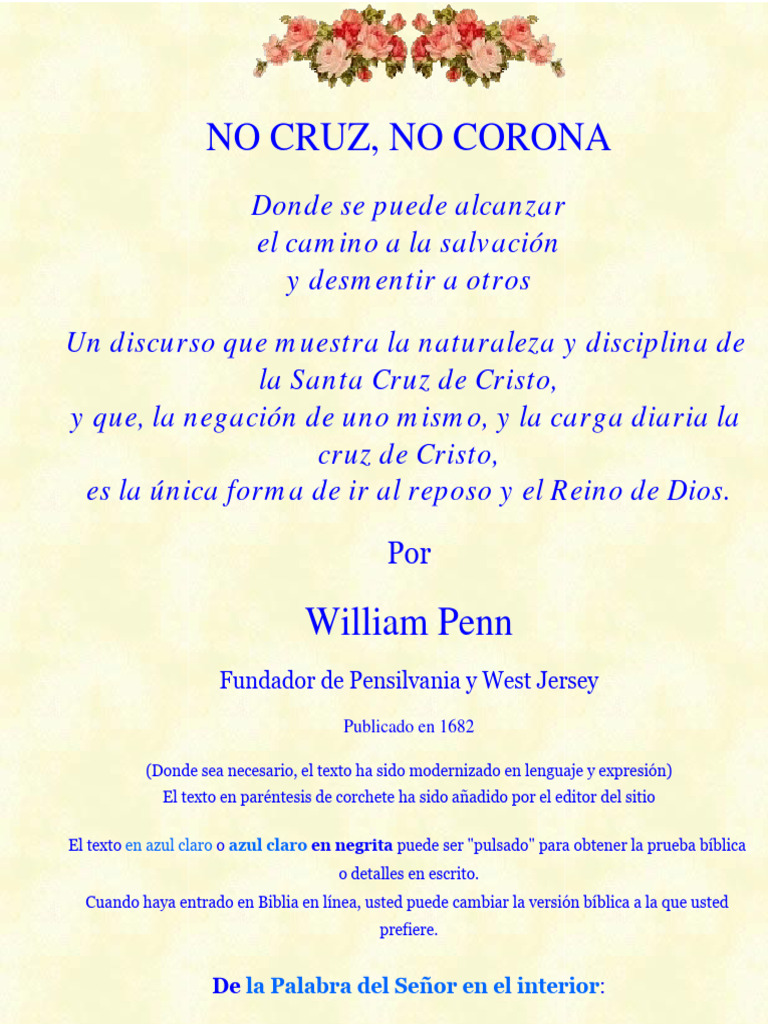 No Cruz No Corona | PDF | Pecado | Cristo (título)