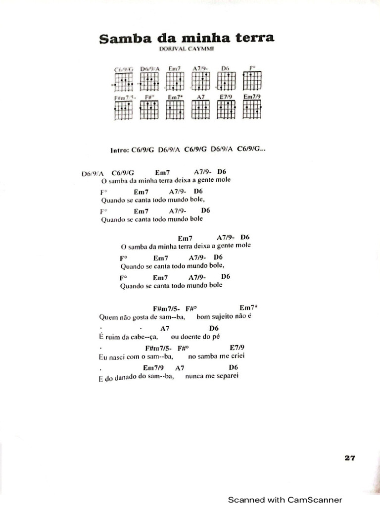 Samba Da Minha Terra - Dorival | PDF