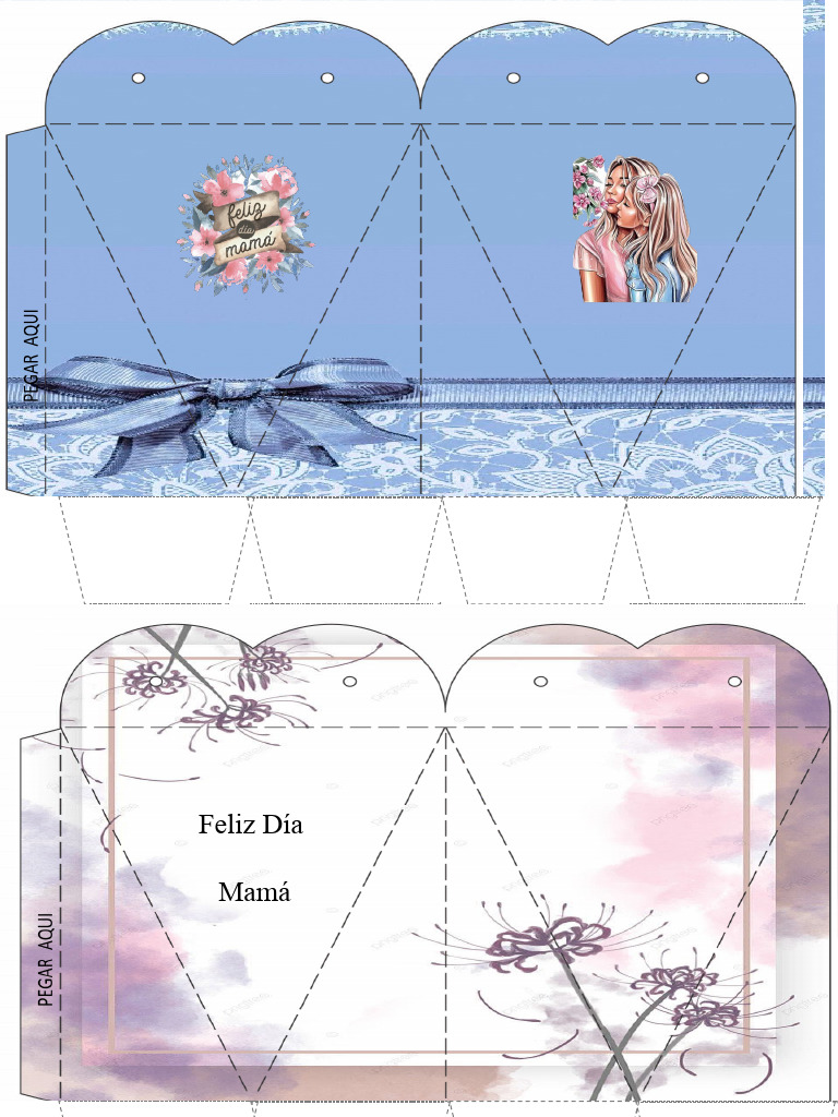 Cajitas Dia De La Madre Para Editar Pdf
