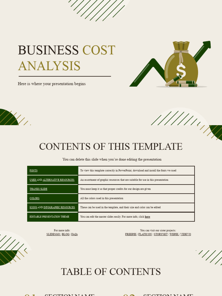 Business Cost Analysis - Template | PDF | Planets | Jupiter
