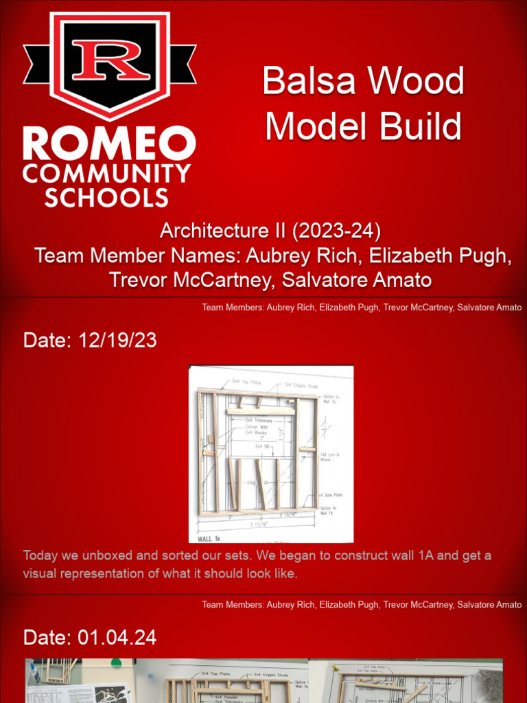 Balsa Wood Model Building 2024 | PDF | Structural Engineering
