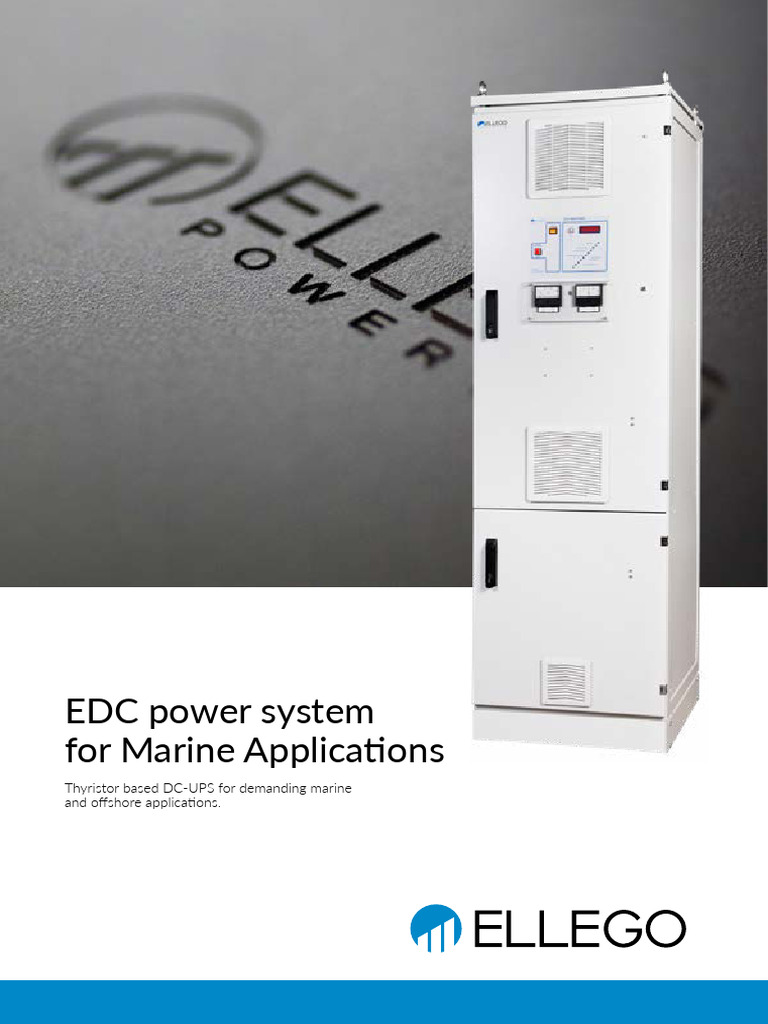 Marine Thyristor DC-UPS Power System | PDF | Manufactured Goods ...
