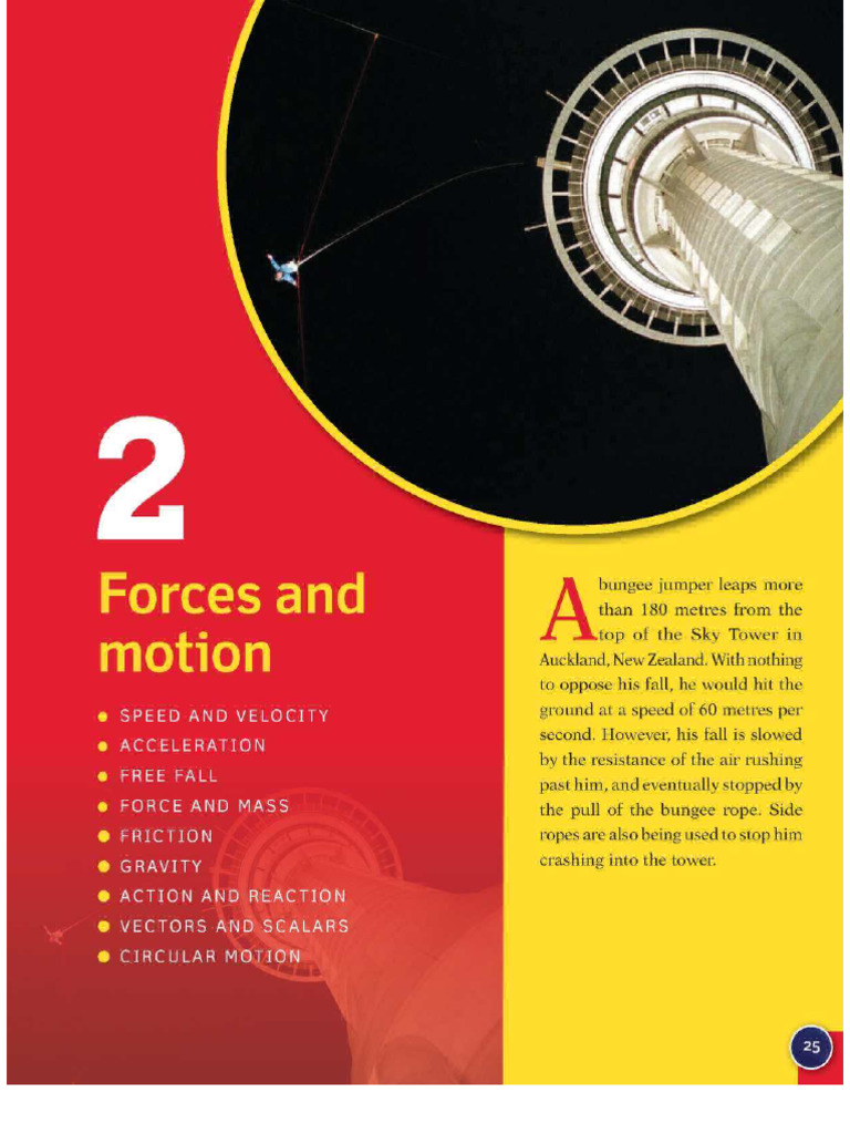 Chapter 2 - Forces and Motion | PDF