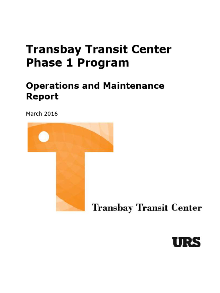 Exhibit E Operations Maintenance Report Phase1 | PDF | Insurance