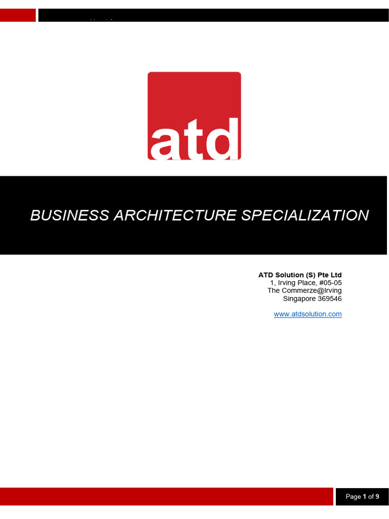 Business - Programme Details v1.0 | PDF | Business | Architect