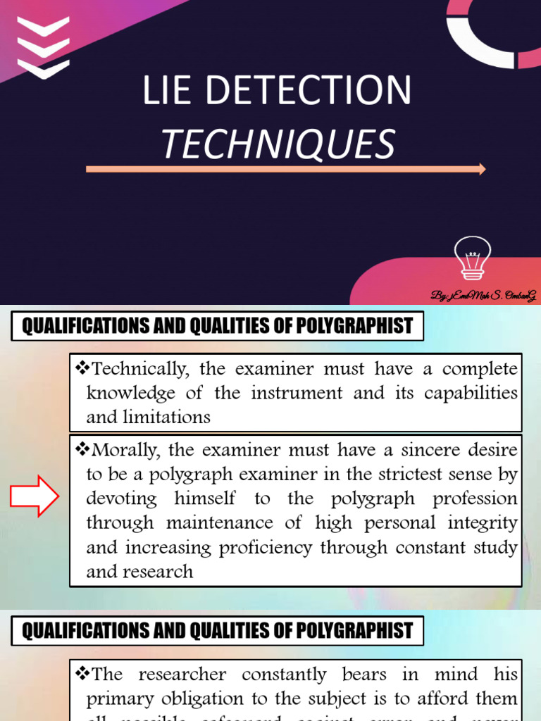 Finals Lesson 1 Final | PDF | Polygraph