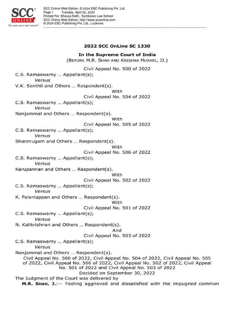 Cpc Final Case | PDF