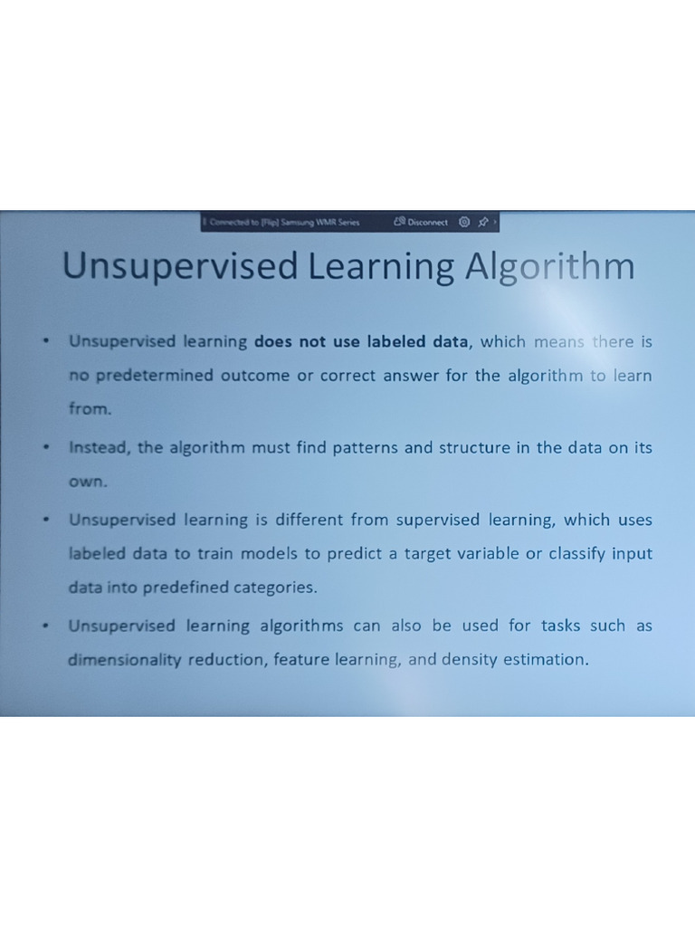 9unsupervised Learning - K-Means Clustering (ML) | PDF