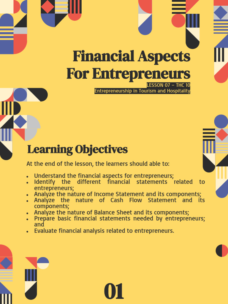 LESSON 07 - The Financial Aspect For Entrepreneurs | PDF | Expense ...