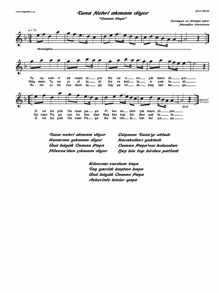 Tuna Nehri Akmam Diyor Osman Pasa | PDF