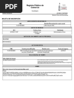 Inscripci N en El Registro P Blico de Comercio RPC PDF | PDF | Sociedad de responsabilidad ...