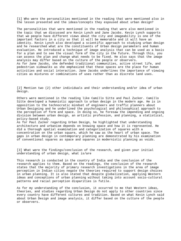 Who Were The Personalities Ment | PDF | Urban Design | Space