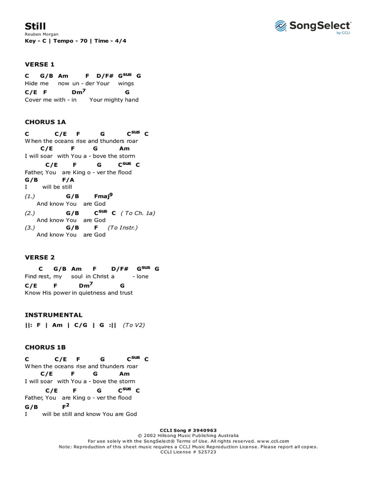 Still Chords C | PDF