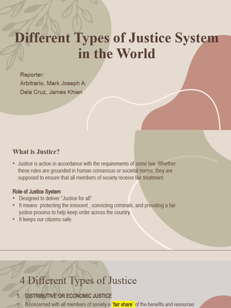 Global Justice Systems Overview | PDF | Justice | Crime & Violence