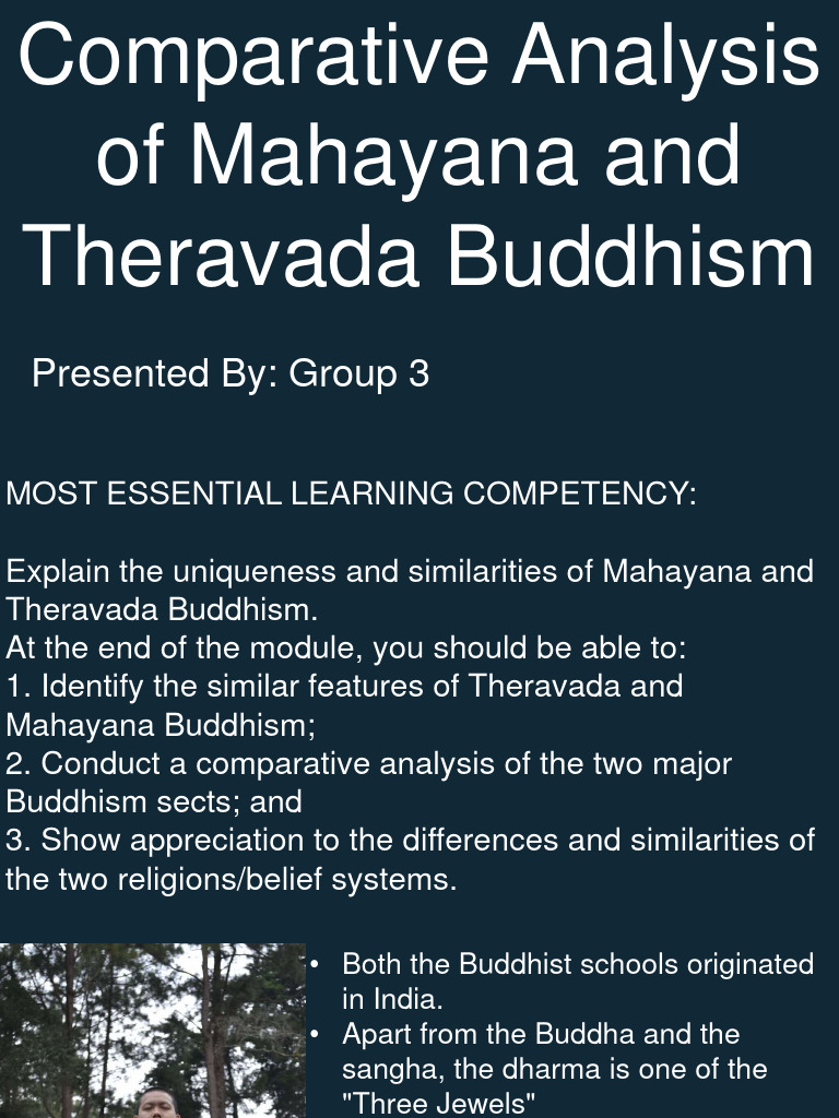 Mahayana vs Theravada Buddhism | PDF | Mahayana | Bodhisattva