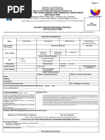 TDP Application Form | PDF
