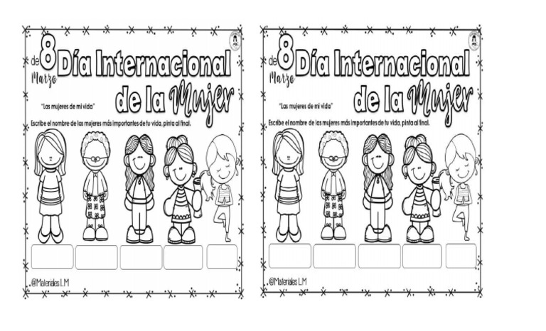 Actividad Dia de La Mujer | PDF