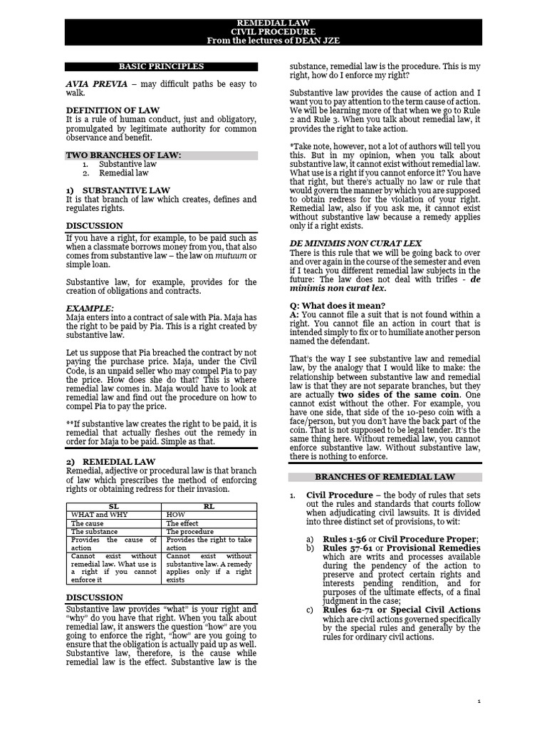 001 Introduction Jurisdiction Rules 1 5 | PDF | Equity (Law) | Writ