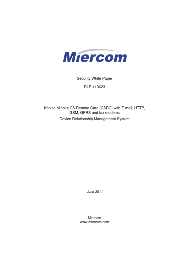 Security White Paper DLR 110623: Miercom | PDF | Computer Network ...