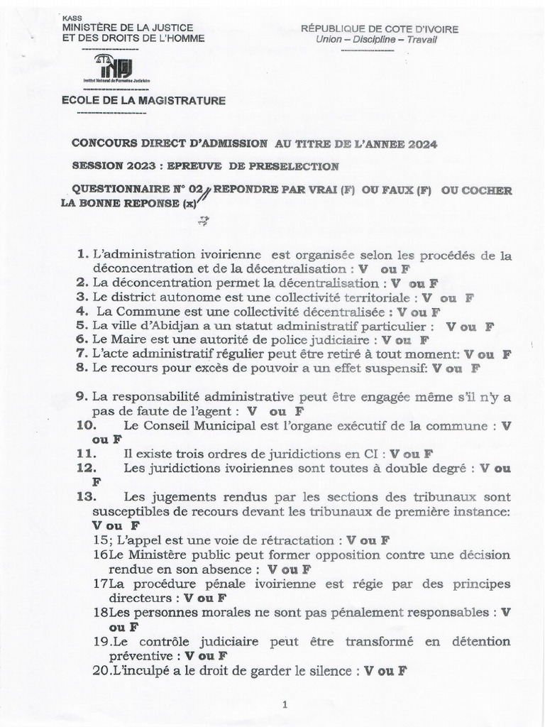 Preselection Mag 2023 | PDF