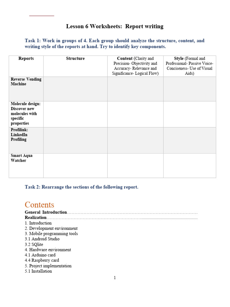 L6_Report Writing_Handouts | PDF | Citation | Internet Of Things