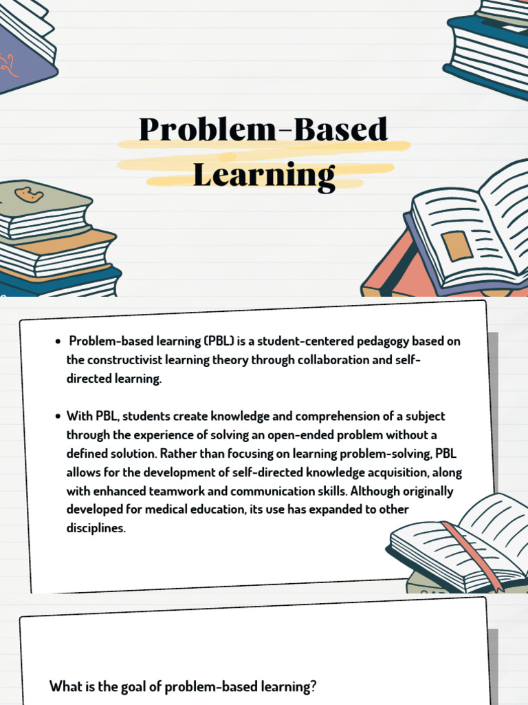 Project-Based and Problem-Based | PDF | Project Based Learning | Learning