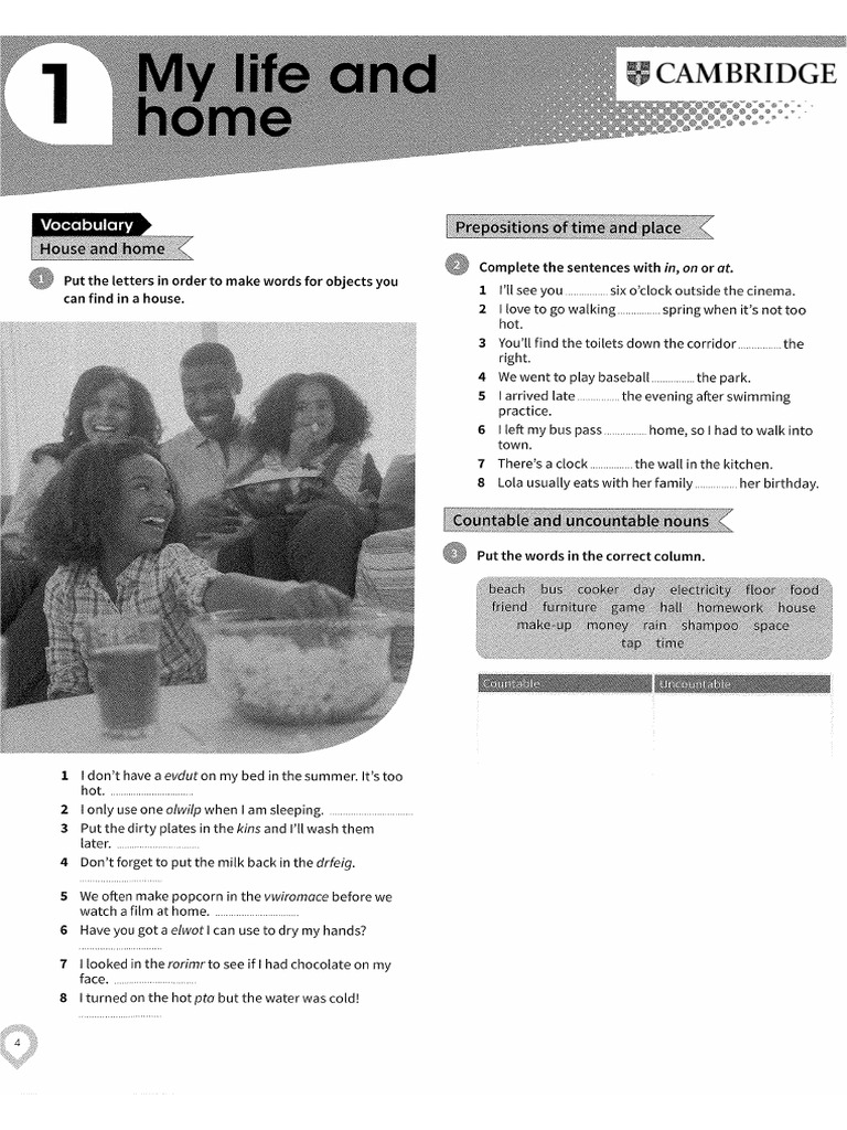 COMPLETE B1 - Unit 1 - WB | PDF