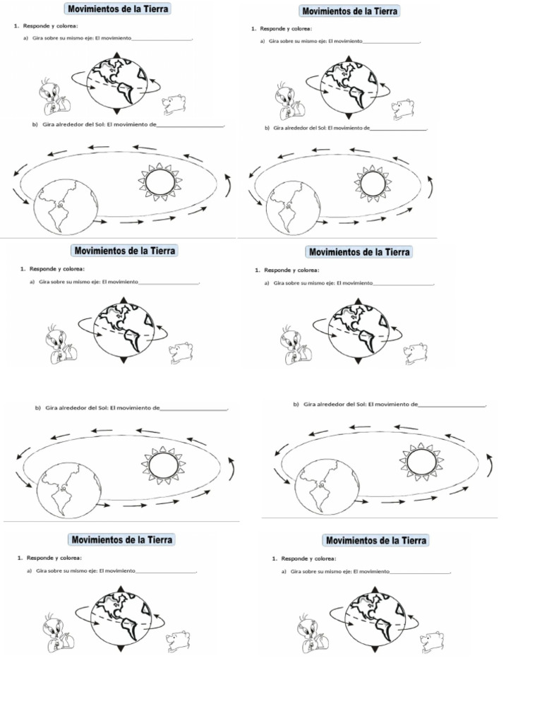 la tierra el sol y la luna | PDF